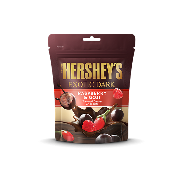 Hershey's Exotic Dark Raspberry & Goji Flavor | Exoticers