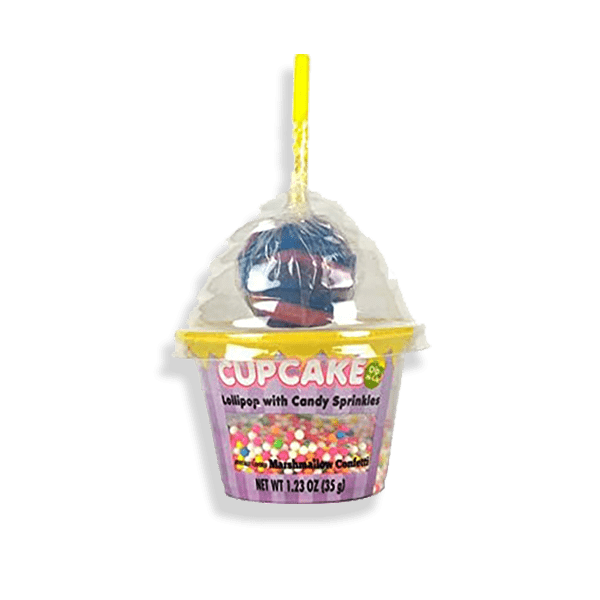 Cupcake Dip-N-Lik Lollipop With Sprinkles | Exoticers