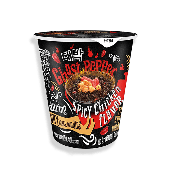 Daebak Ghost Pepper Spicy Chicken Noodles | Exoticers