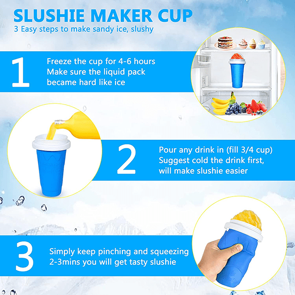 Slushy Maker Cups Frozen Magic | Exoticers