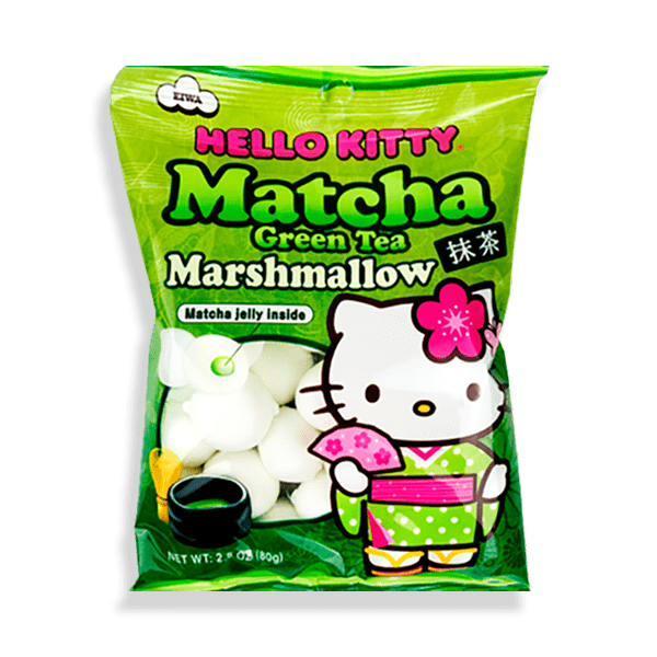 Hello Kitty Matcha Green Tea Marshmallow | Exoticers