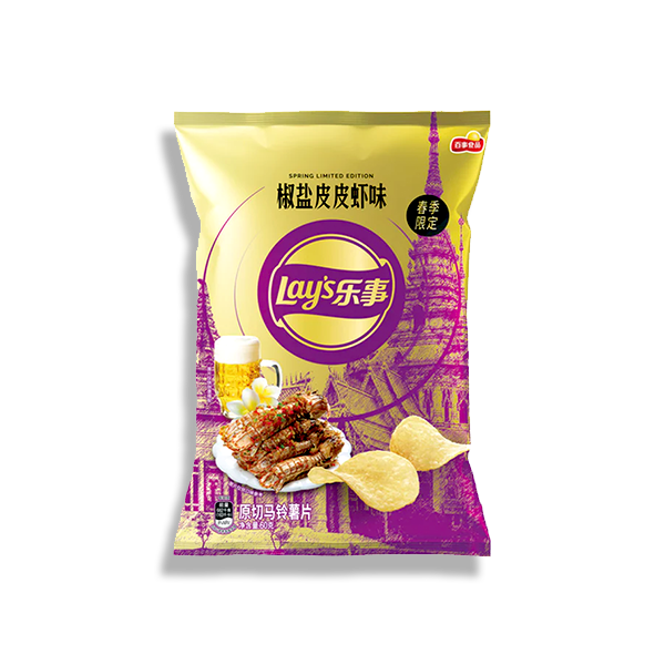 Lay's Spring Limited Edition Salt Pepper Shrimp | Exoticers