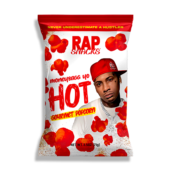 Rap Snacks Moneybagg Yo Hot Gourmet Popcorn | Exoticers