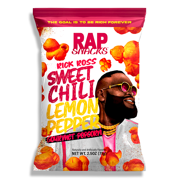 Rap Snacks Rick Ross Sweet Chili Lemon Pepper Gourmet Popcorn | Exoticers