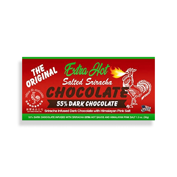 Sriracha Extra Hot Dark Chocolate Bar | Exoticers