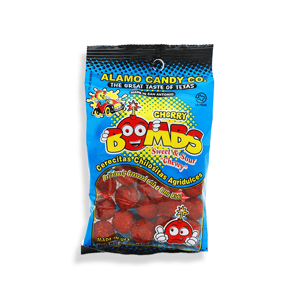 Sweet & Sour Cherry Bombs by Alamo Candy | Exoticers