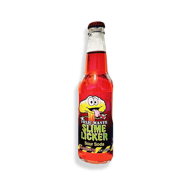Toxic Waste Strawberry Slime Licker Soda | Exoticers