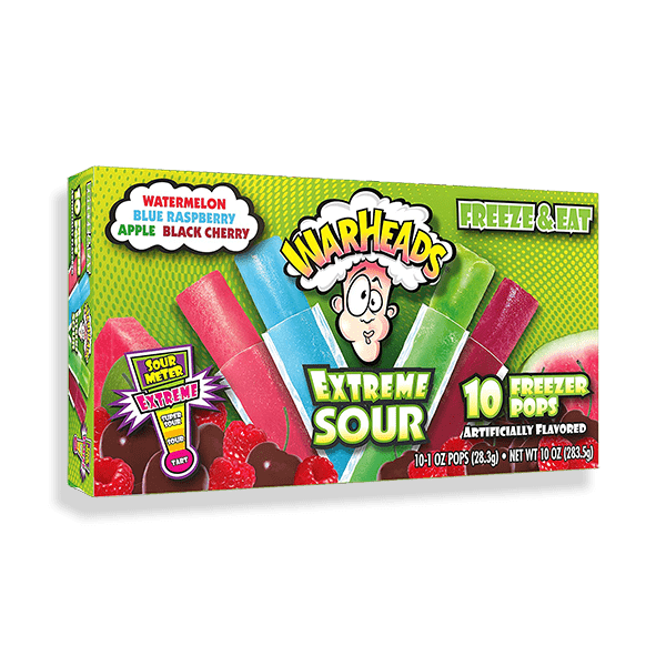 Warheads Extreme Sour Freezer Pops | Exoticers